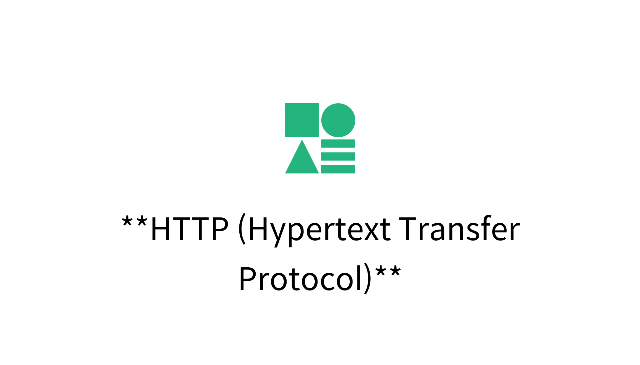 HTTP (Hypertext Transfer Protocol) - mysetting